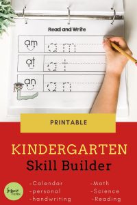 Kindergarten Daily Skill Builder Notebook