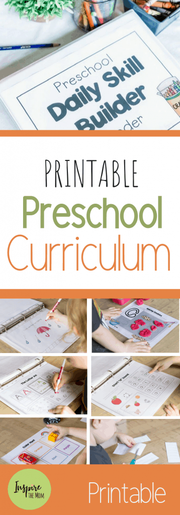 Preschool Daily Skill-Builder Binder