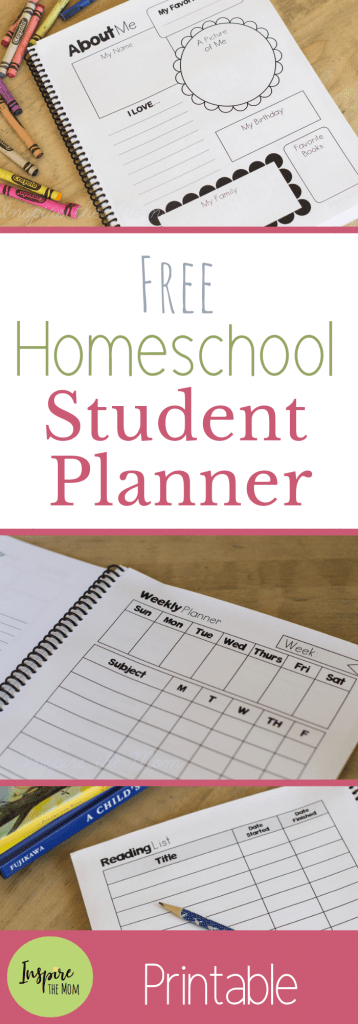Free Homeschool Student Planner