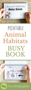 Printable Animal Habitats Busy Book