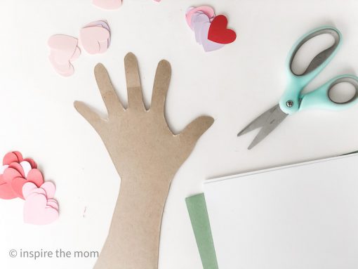 Easy Handprint Heart Tree Craft for Kids