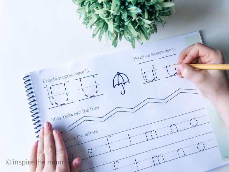 Printable Beginners Handwriting Book (Prek-Kindergarten)
