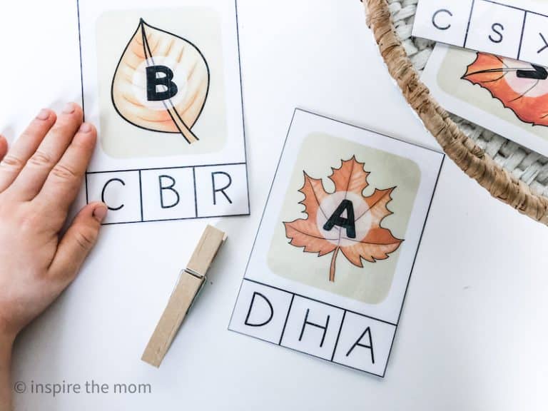 Fall Leaves Activities for Preschool and Kindergarten