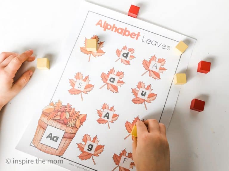 November Preschool Activity Binder - Inspire the Mom