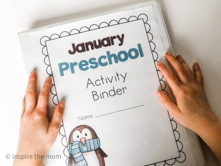 Printable Preschool Activities for January - Inspire the Mom