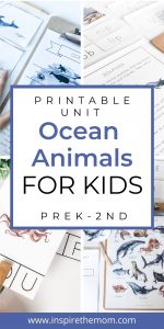 Ocean Animals for Kids Unit Study - Inspire the Mom