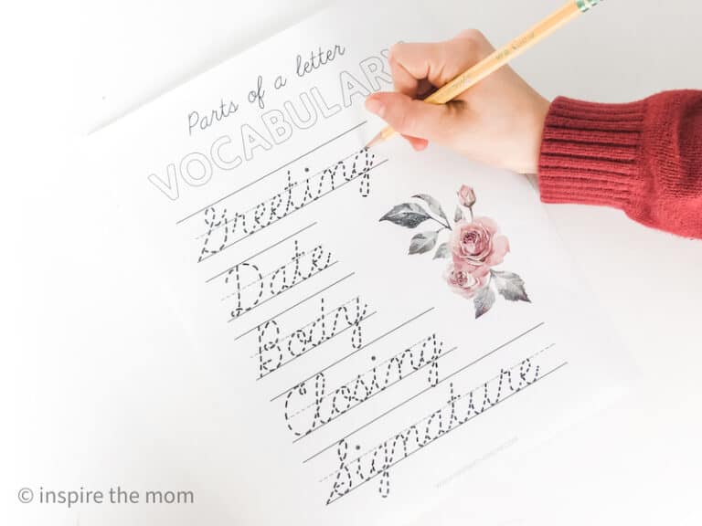 An Introduction to Letter Writing for Kids - Inspire the Mom