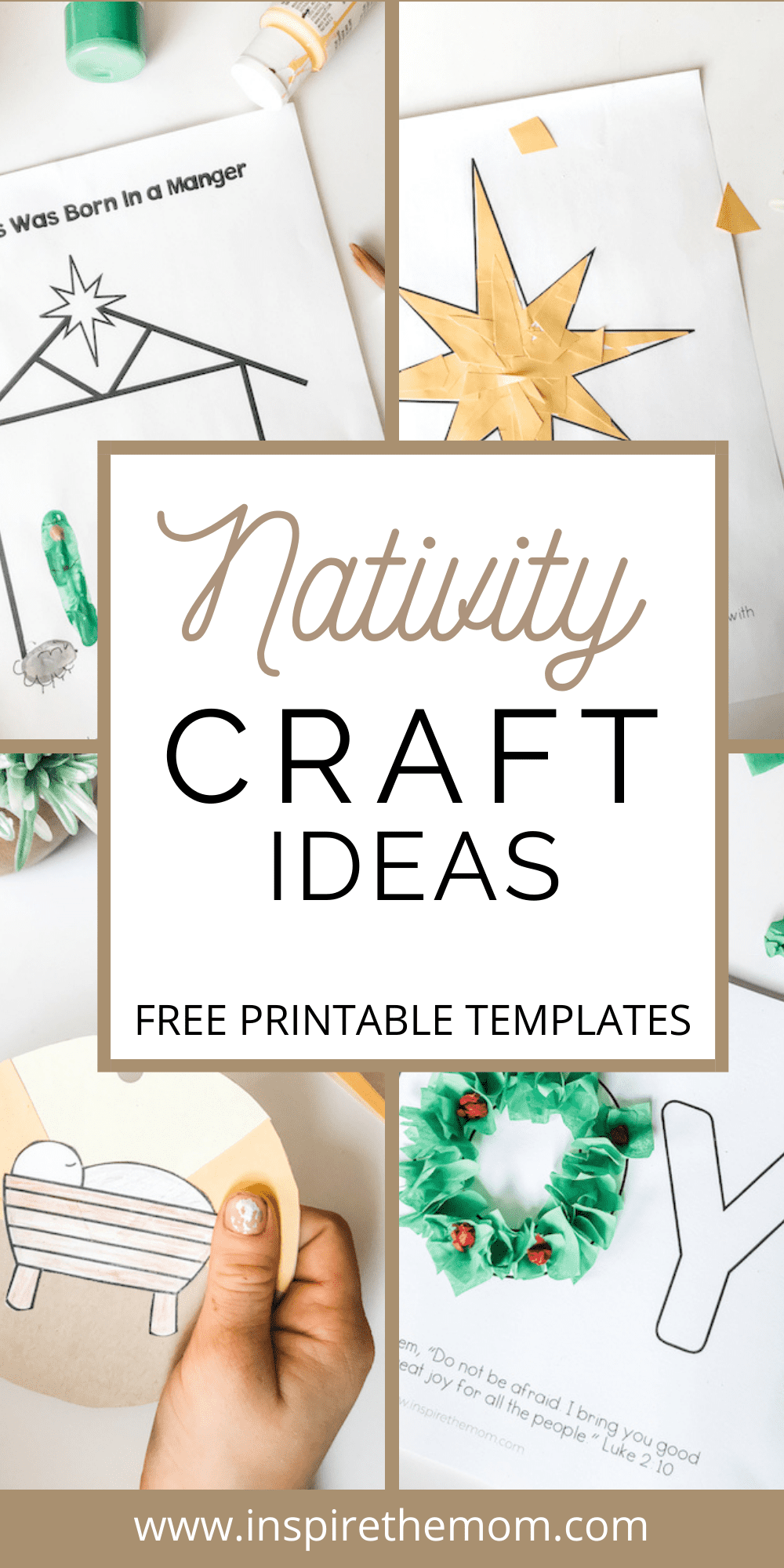 5 Nativity Craft Ideas - Free Templates