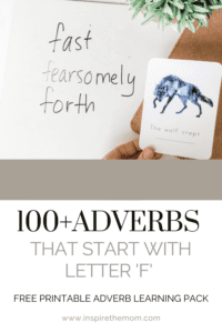 Adverbs That Start With F
