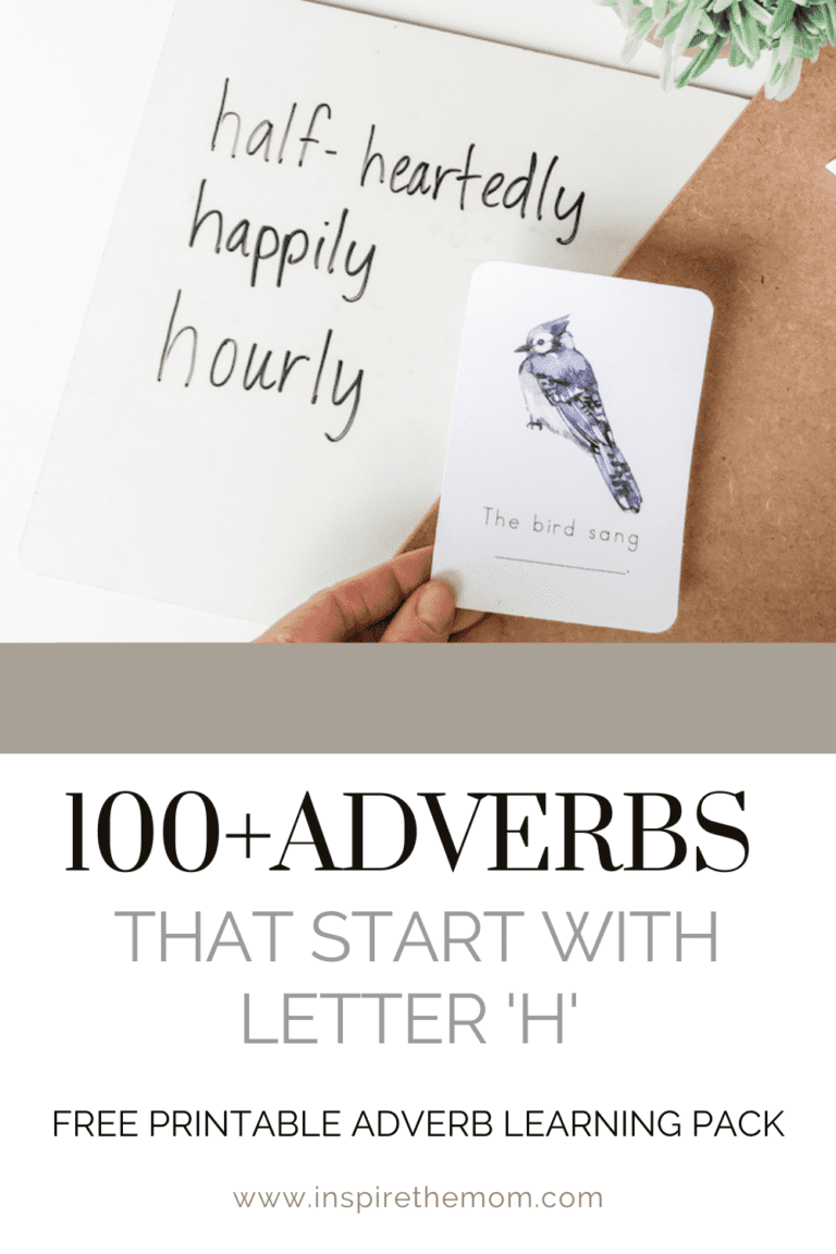 Adverbs That Start With H - (Alphabet Adverbs A-Z)