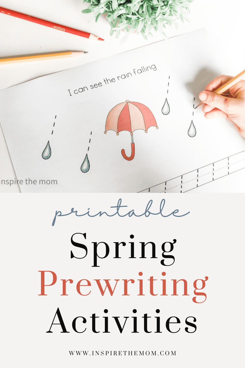 Spring Themed Prewriting and Shape Activities