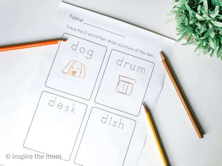 Letter D Worksheets - Free Alphabet Printables