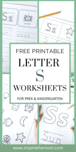 Letter S Worksheets - (Free Learning Pages)