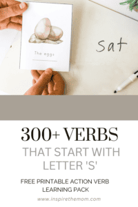 Verbs That Start With S - (Huge Word List)