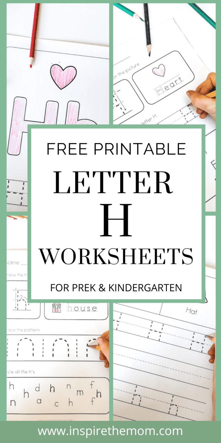 Letter H Worksheets - (Printable Alphabet Series)