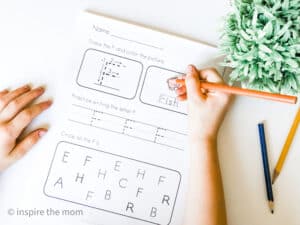 Letter F Worksheets - Free Alphabet Series