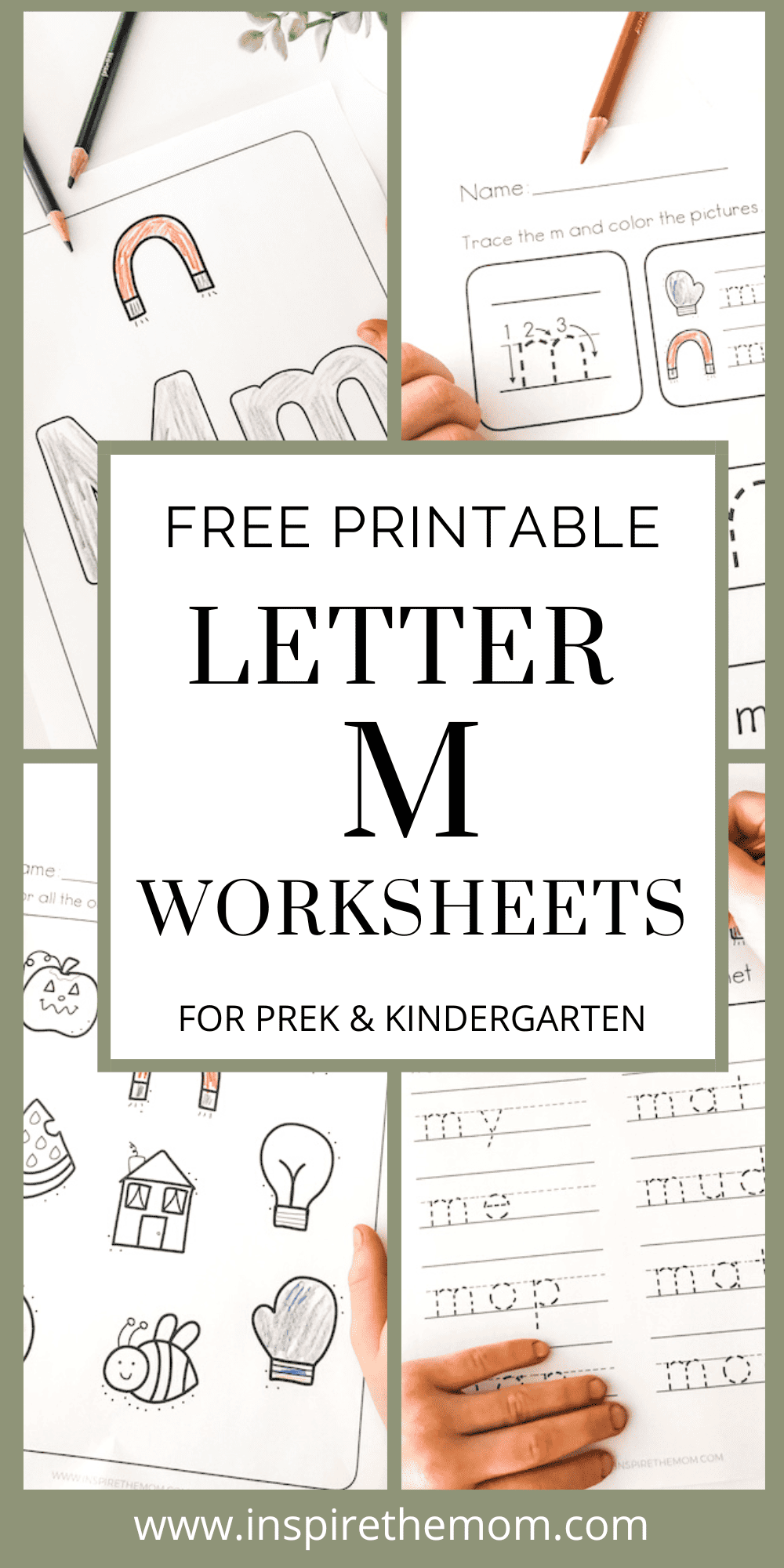 Letter M Worksheets - (Free Alphabet Worksheet Series)