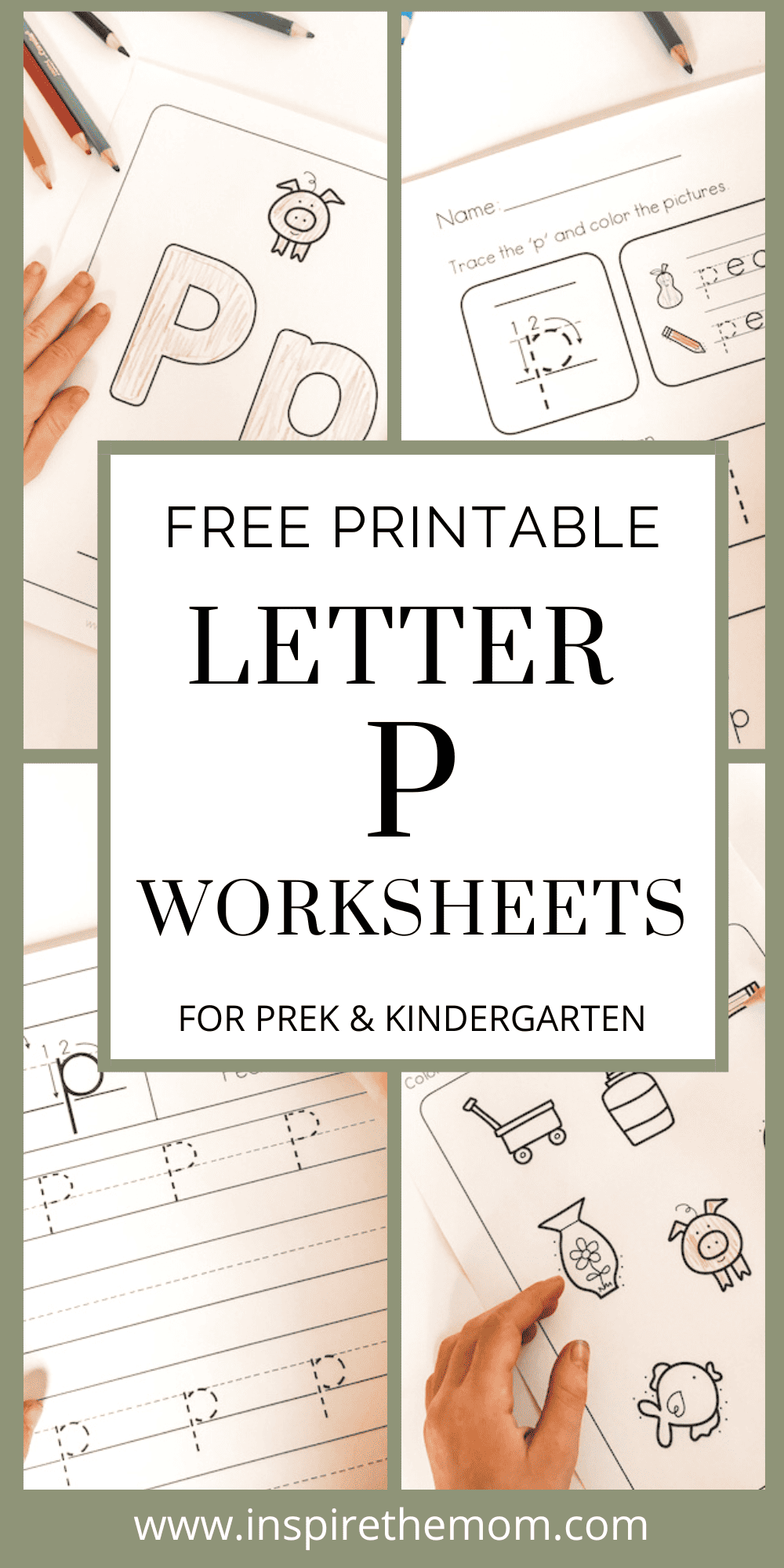 Letter P Worksheets - (Free Alphabet Worksheet Series)
