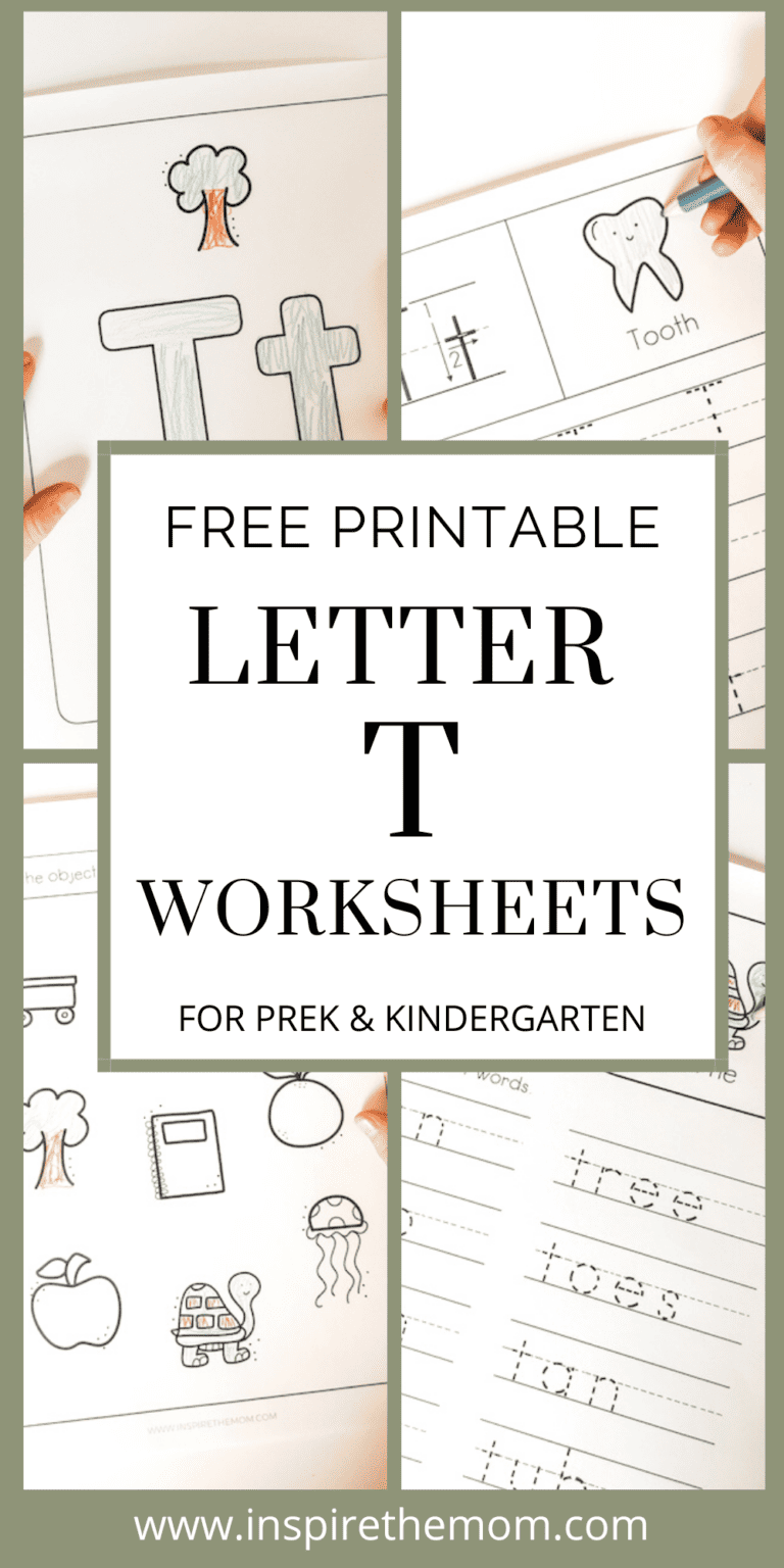Letter T Worksheets - (Free Alphabet Worksheet Series)