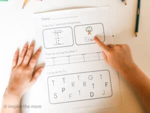 Letter T Worksheets - (Free Alphabet Worksheet Series)