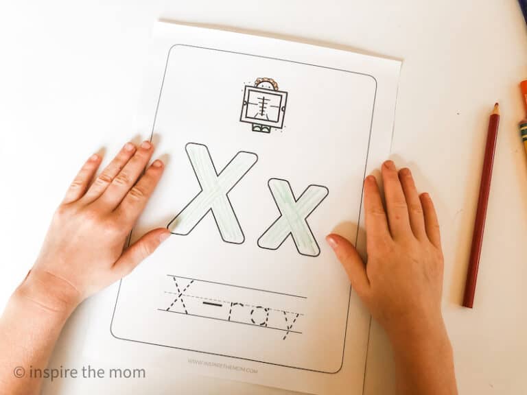 Letter X, Y, and Z Worksheets for Kids - (Free Alphabet Series)