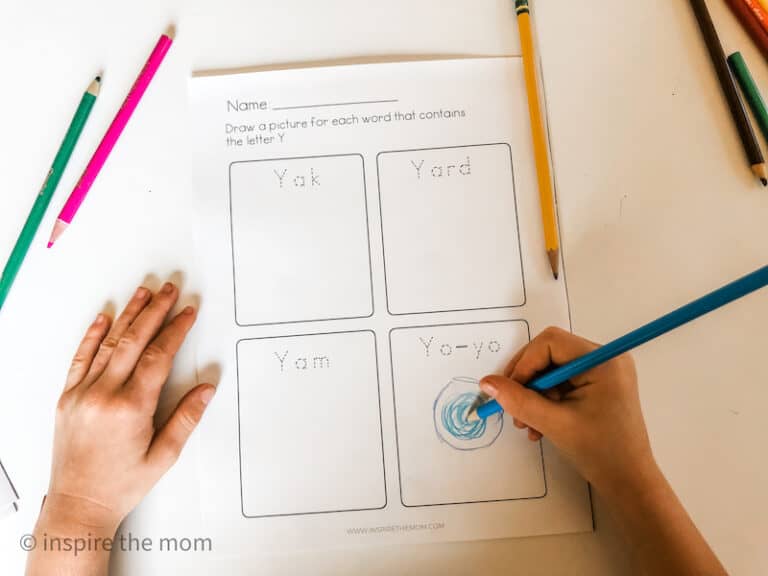 Letter X, Y, and Z Worksheets for Kids - (Free Alphabet Series)
