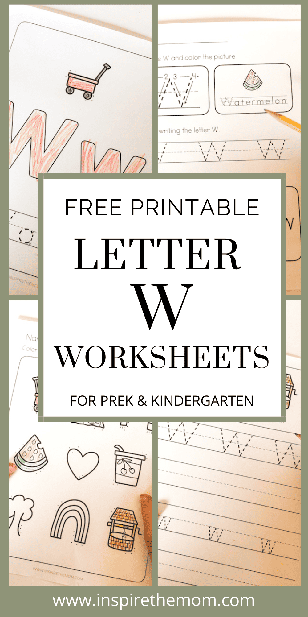 Letter W Worksheets
