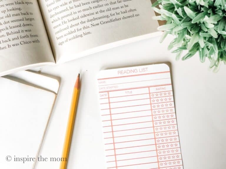 Printable Library Card Bookmarks (Available in Four Colors)